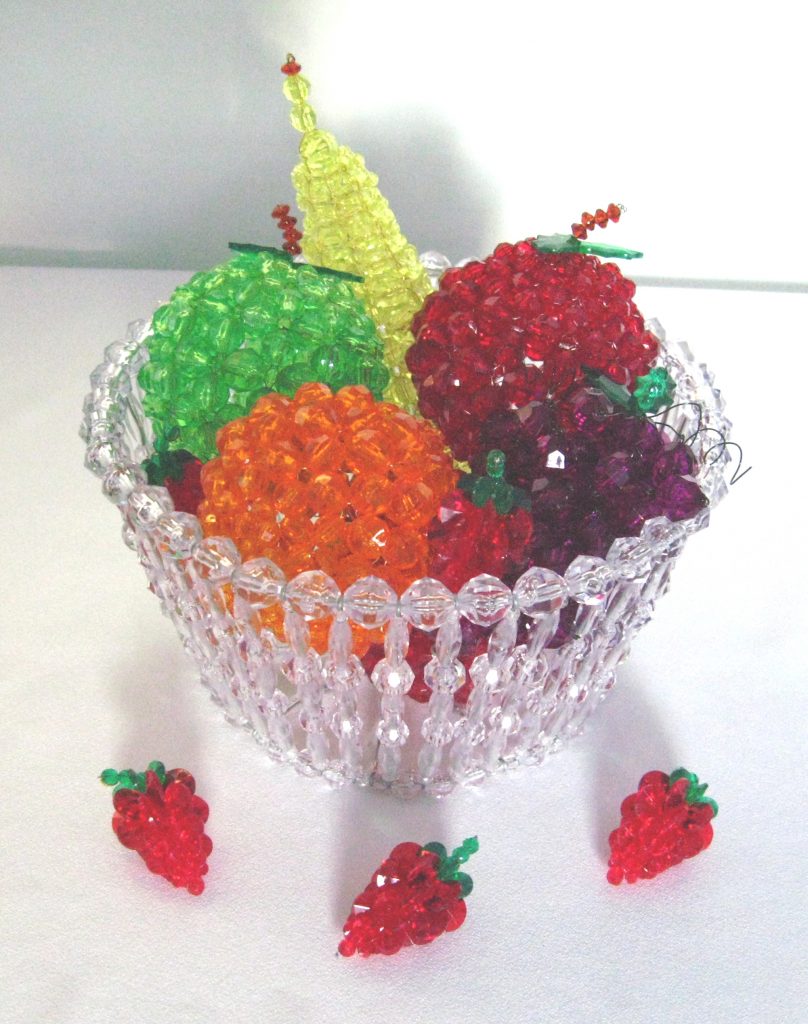 Fruit Basket with Fruit Beading Pattern Book | Seven Beading Tutorials ...