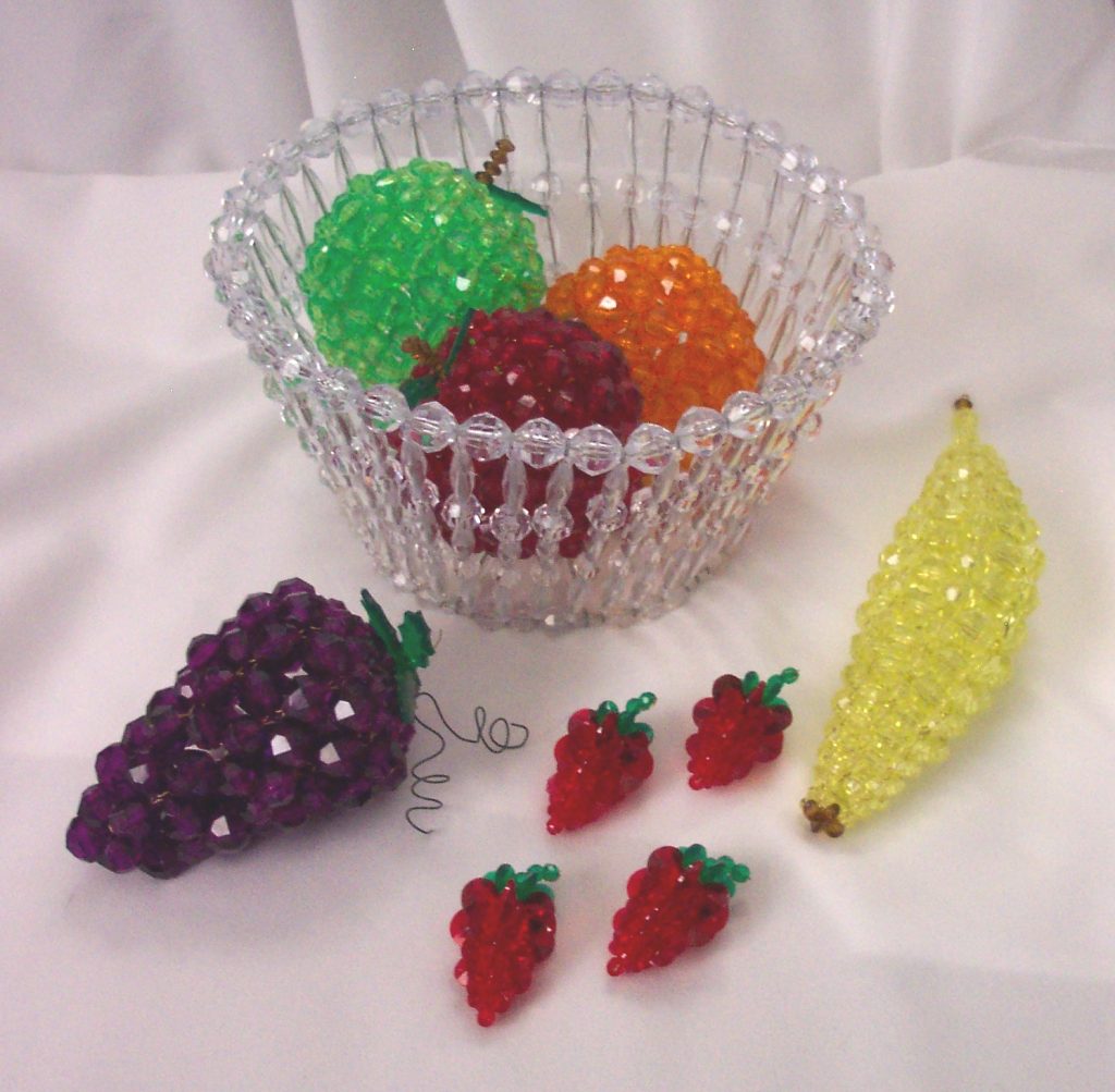 Fruit Basket with Fruit Beading Pattern Book | Seven Beading Tutorials ...